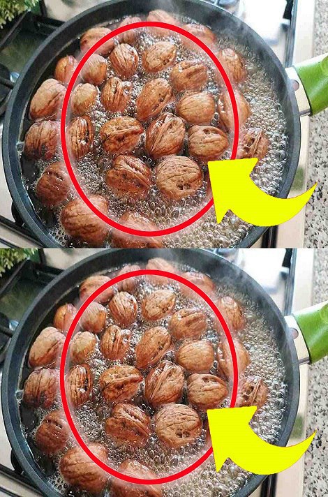 Throw walnuts into boiling water, the ingenious trick that hardly ...